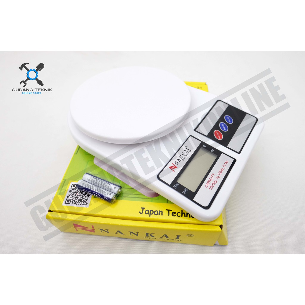 Jual Timbangan Duduk Digital Nankai 10 Kg / Timbangan Dapur Digital ...