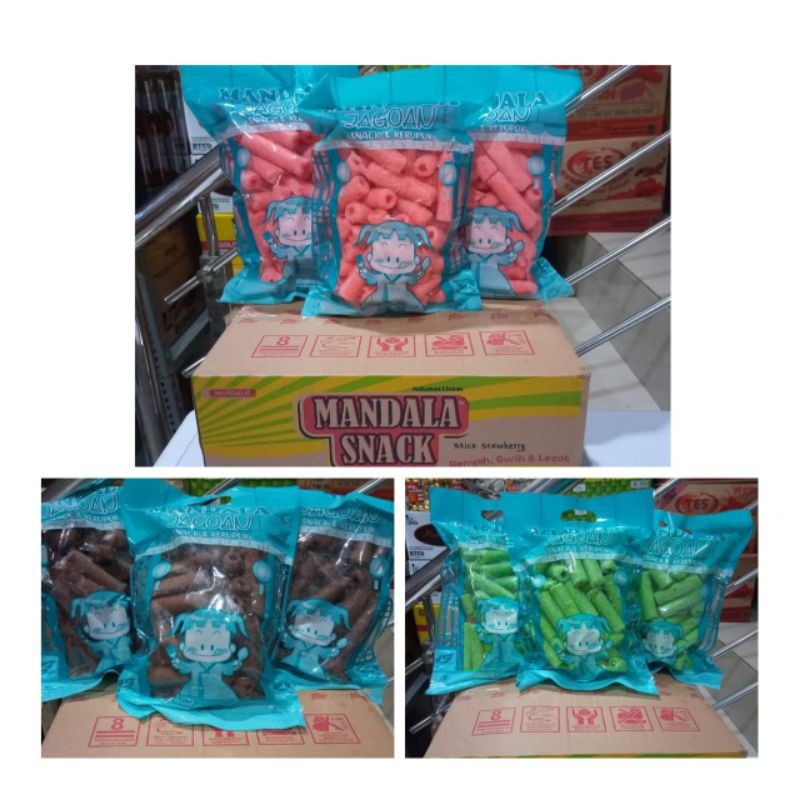 Jual MANDALA SNACK MANIS SEPERTI MOMOGI | Shopee Indonesia