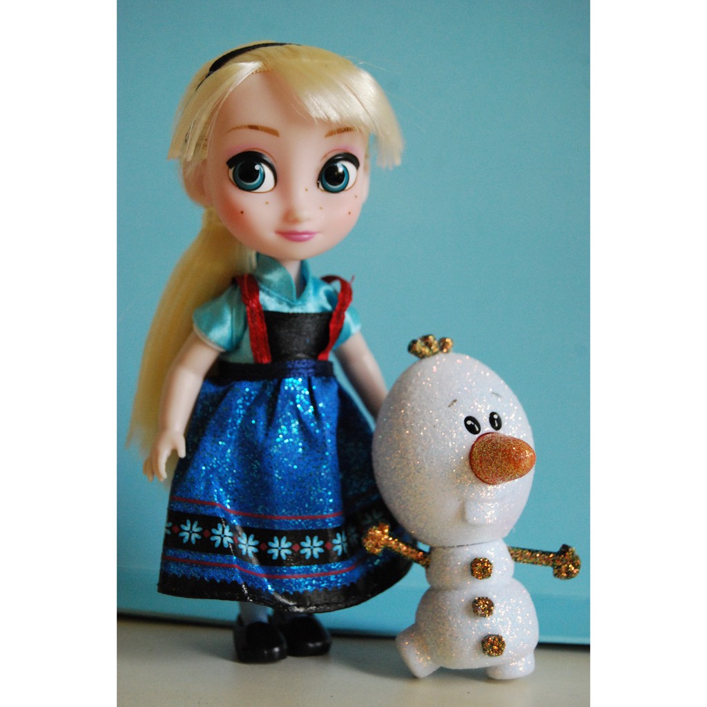 Jual Disney Animator's collection mini doll princess Elsa Frozen Olaf ...