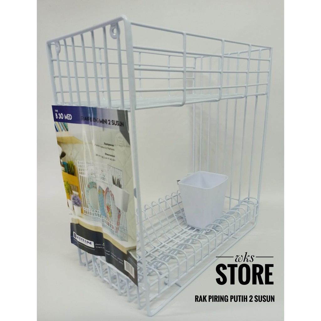 Jual Rak Piring Modeline 2 Susun B 30 MED | Shopee Indonesia