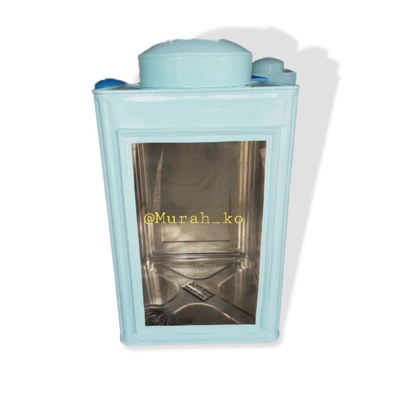 Jual KALENG KERUPUK BIRU PASTEL(LUAR KOTA WAJIB TAMBAH PACKING KAYU ...