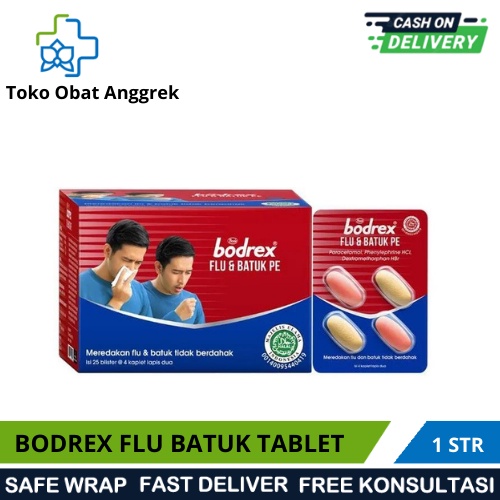 Jual BODREX FLU DAN BATUK 4 TABLET/OBAT BATUK KERING | Shopee Indonesia
