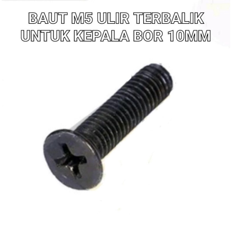 Jual Baut m5 ulir terbalik untuk mesin bor cordless listrik chuck ...