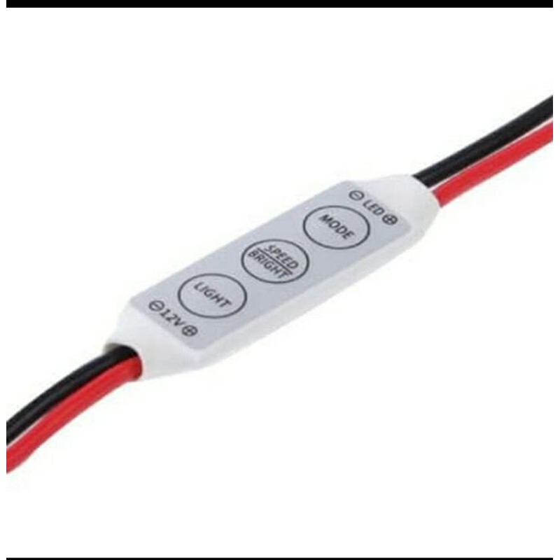 Jual Modul led mini dimmer controller strobo 6 mode 6 speed 12 volt ...