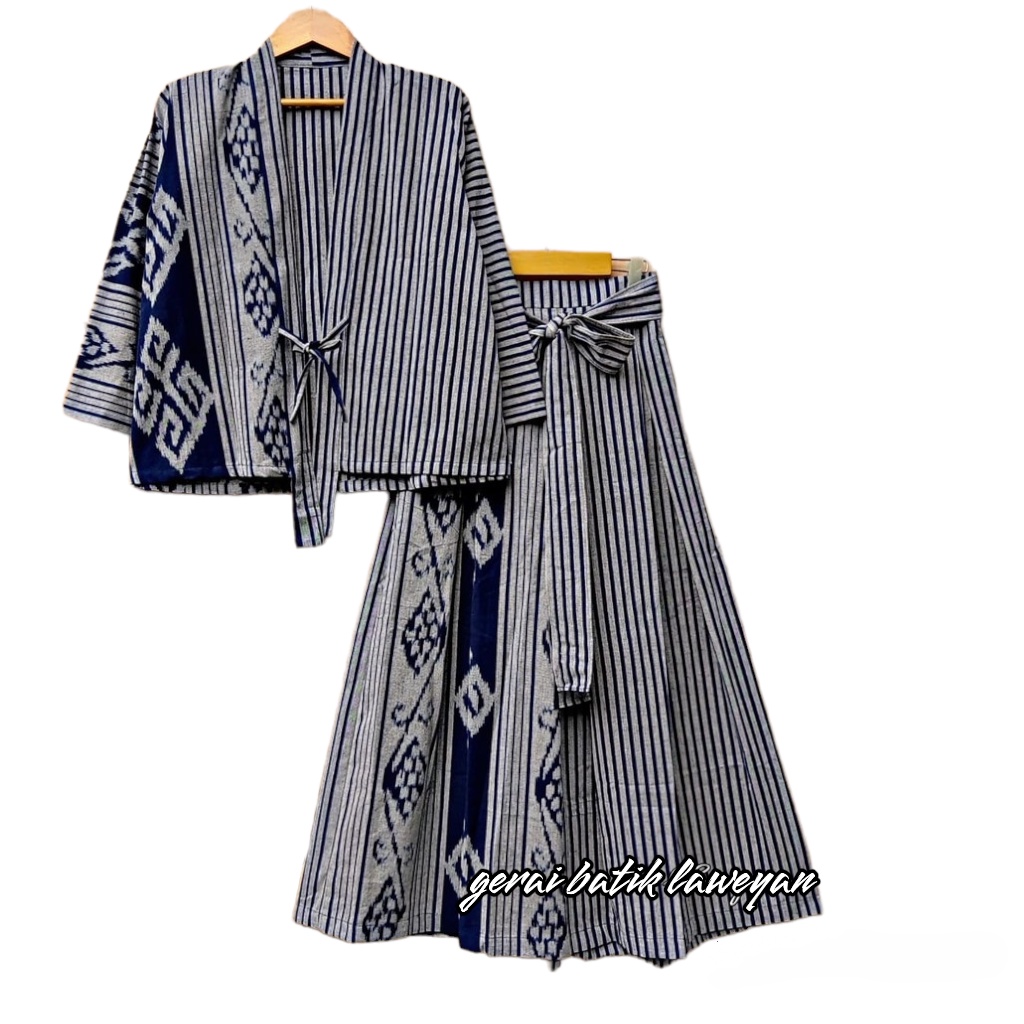 Jual Setelan tenun Thalia Etnik Tenun Troso Asli Jepara | Shopee Indonesia