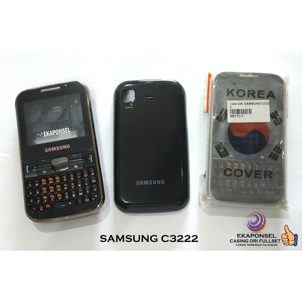 Jual SAMSUNG C3222 CASING HOUSING FULLSET ORI | Shopee Indonesia