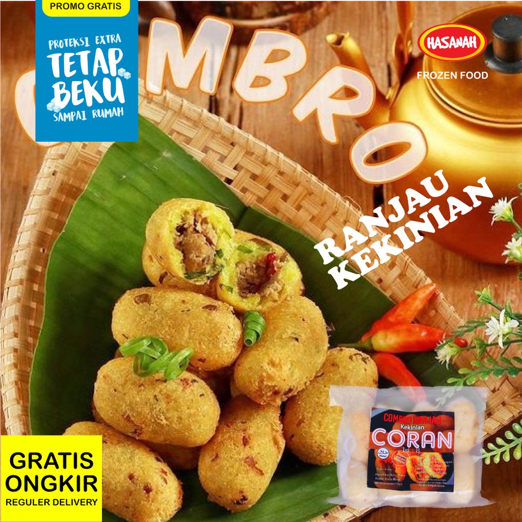 Jual Combro Ranjau isi 8 pcs Tanpa Pengawet Snack Gorengan Ringan ...
