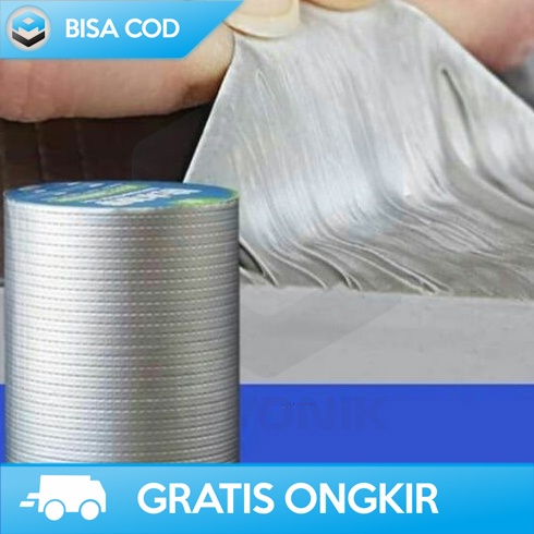 Jual LAKBAN ANTI BOCOR ANTI AIR ALUMINIUM FOIL BUTYL WATERPROOF TAPE TAFFWARE KYTO LS549 ...