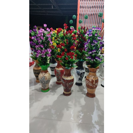 Jual Rangkaian bunga pojok hias (lengkap packing kayu) | Shopee Indonesia