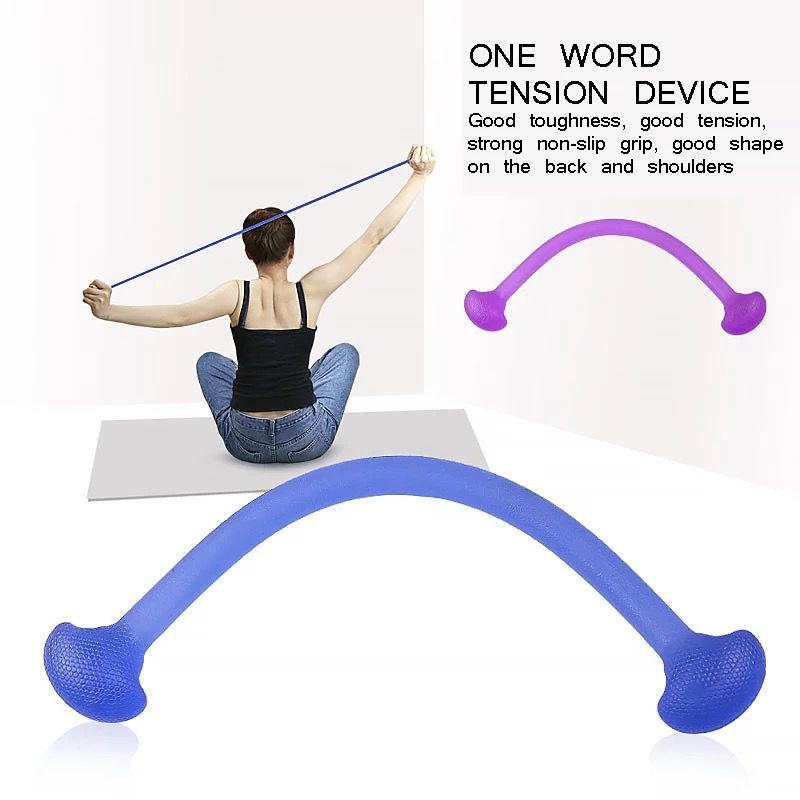 Jual Pull Rope Elastic Tali Yoga Pilates Silicone Resistance Band ...