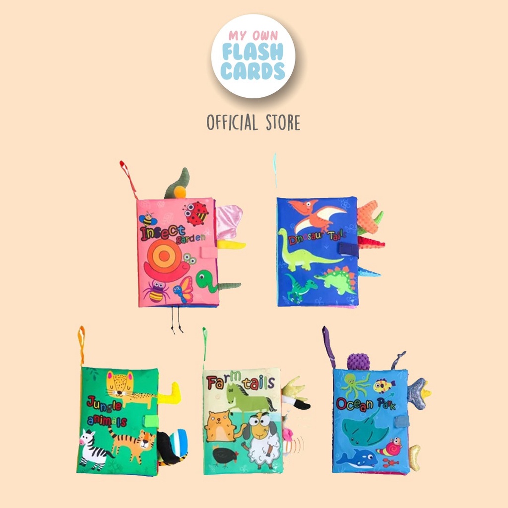 Jual Magical Animal Sensory Book - Tail Soft Book - Buku Bantal Mainan ...