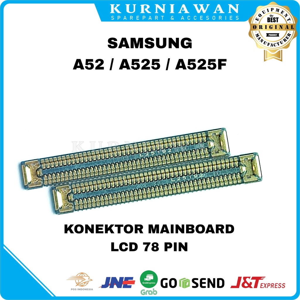 Jual Konektor Mainboard Samsung A52 A525 A525f Soket Main Board Lcd FPC ...