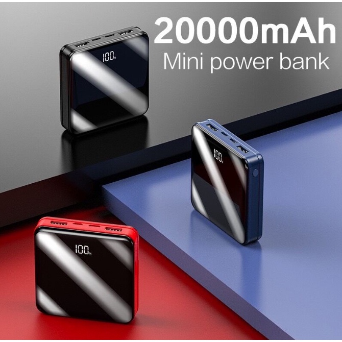 Jual Powerbank Mini 5in1 Fast Charging 20.000 mAH Built in Cable ...