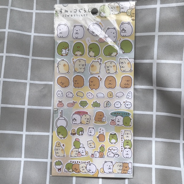 Jual Sticker Sumiko Gurashi Design 3 | Shopee Indonesia