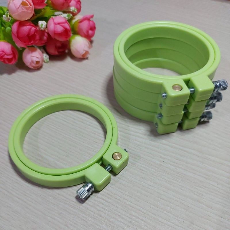 Jual Pemidangan mini/pemidang/hoop/ram bahan plastik bentuk bulat ...