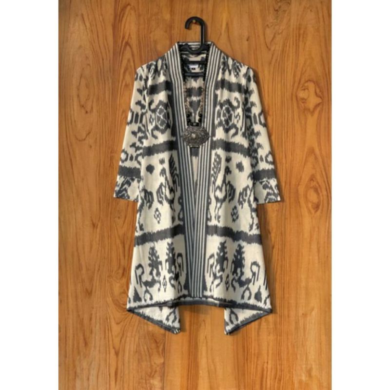 Jual Cardigan tenun baju tenun jepara etnik CTB06 | Shopee Indonesia