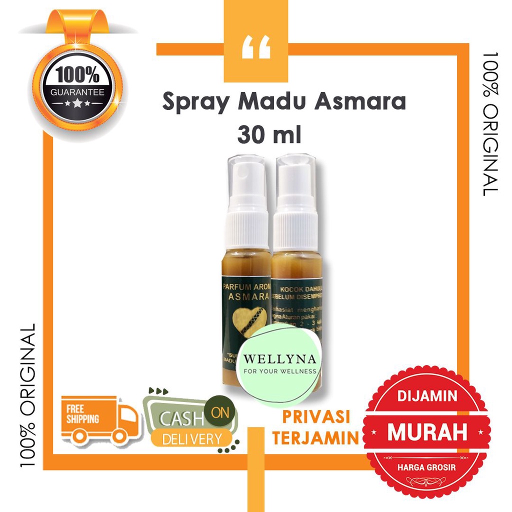 Jual ☘️Wellyna☘️ Parfum Aroma Asmara 30 ml- Spray Madu asmara Pengharum ...