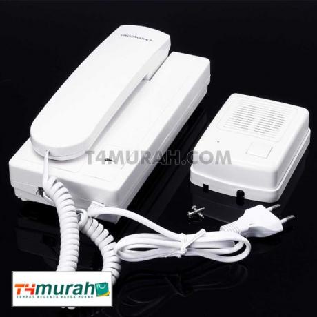 Jual Interphone Telpon Doorbell Komunikasi Dua Arah Bel Dan Telepon 2 ...