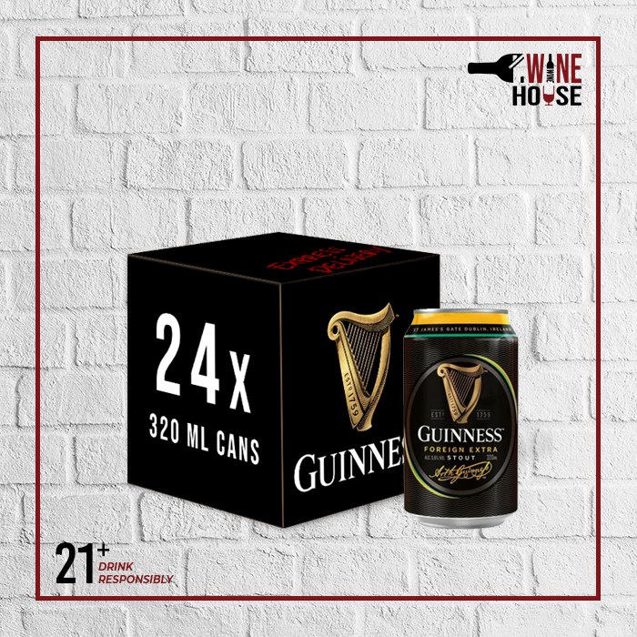 Jual Bir Hitam Guinness Can (320mlx24pcs) | Shopee Indonesia