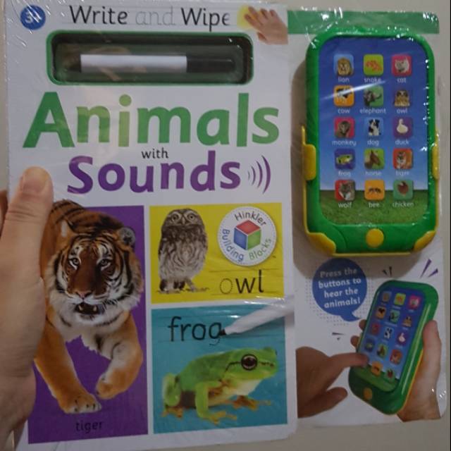 Jual Wipe and clean animals with sounds | Shopee Indonesia