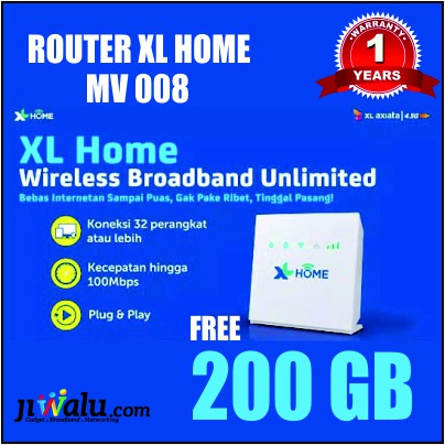 Jual Modem Router XL GO HOME WiFi Movimax Free Kuota 200GB | Shopee ...