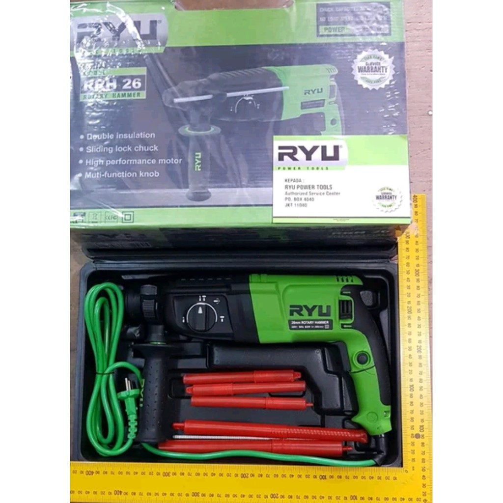 Jual MESIN ROTARY HAMMER RYU BOBOK BETON RRH26 | Shopee Indonesia