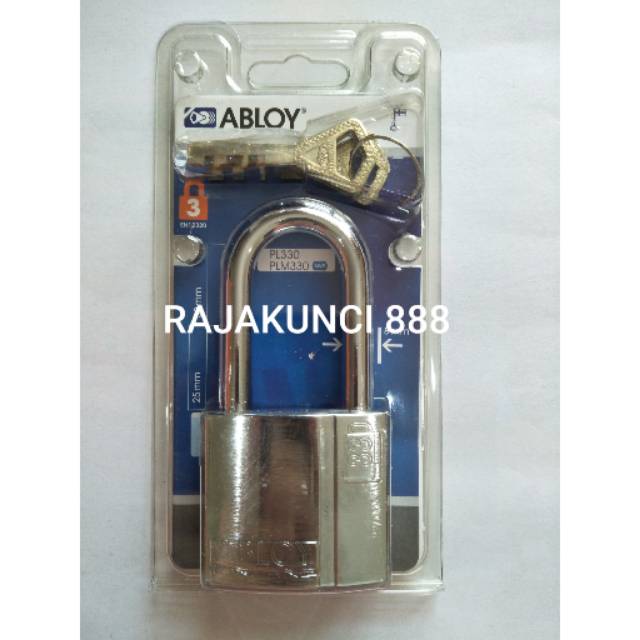 Jual Gembok ABLOY 330C/50 Gembok anti cairan kimia dan anti potong ...