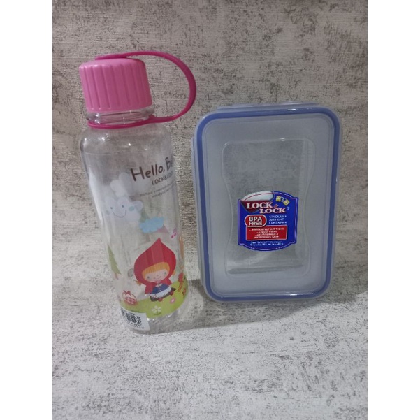Jual Lock&Lock Paket Bundling Sealware 550ml HPL815 dan Botol Minum ...