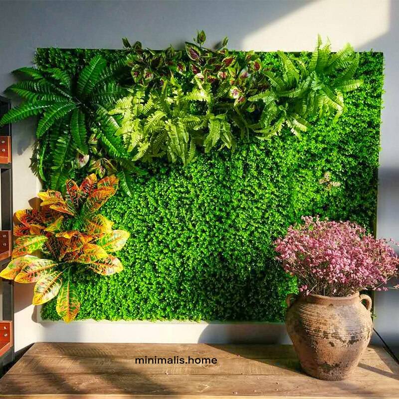 Jual Rumput Dinding Sintetis Daun Hias Sintesis Dekorasi Dinding ...