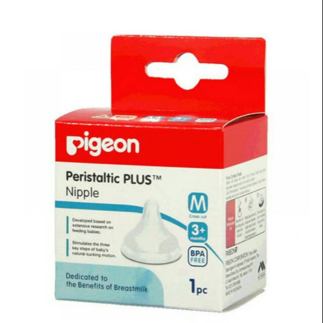 Jual Pigeon Dot/ nipple peristaltic plus wide neck | Shopee Indonesia
