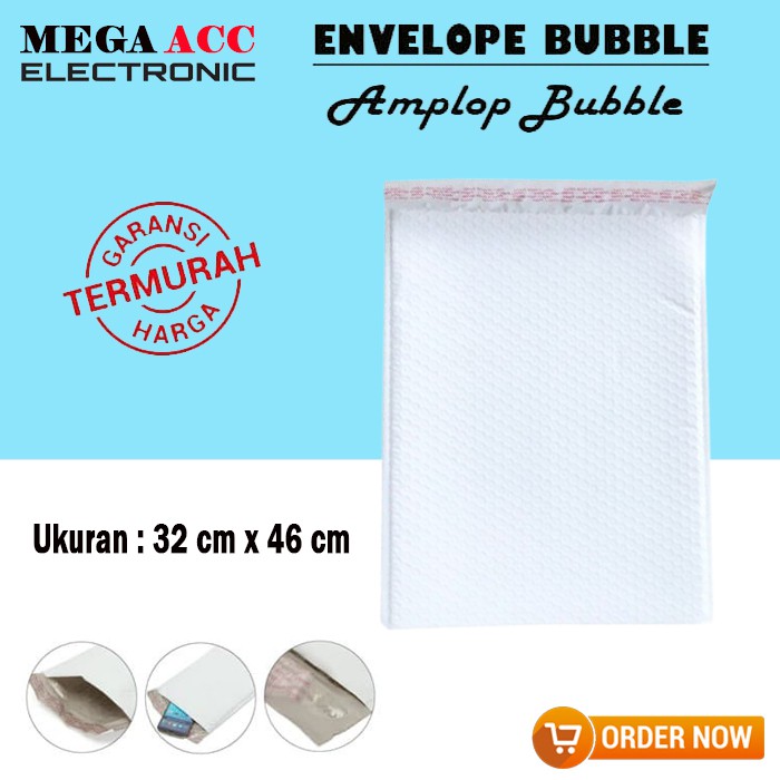 Jual Kantong Amplop Express Bubble Bag Matte Pearl Envelope - Ukuran 32 ...