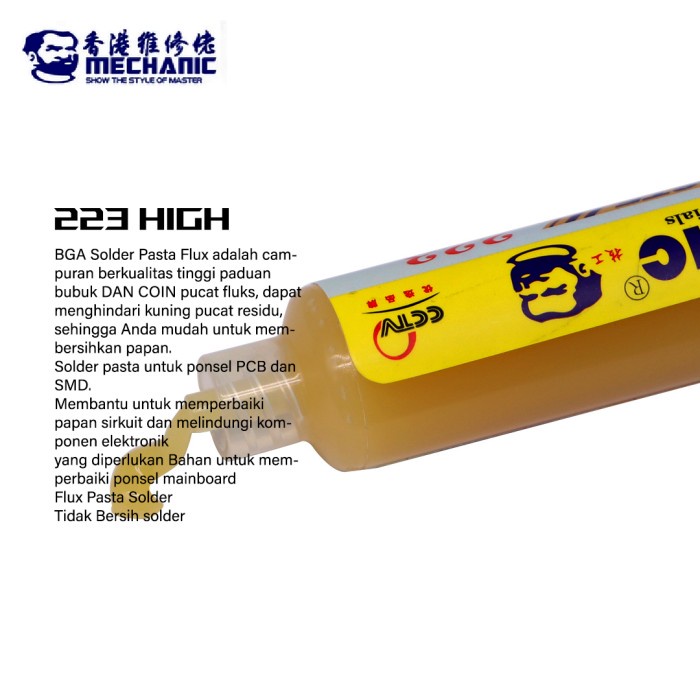 Jual Flux Solder Mechanic 223 High Activity Original | Shopee Indonesia