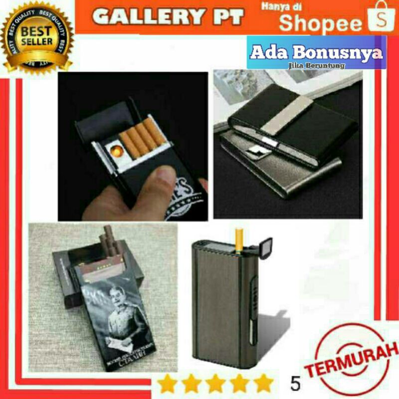 Jual Kotak Rok ok tempat bungkus roko elegan keren ada yang korek ...