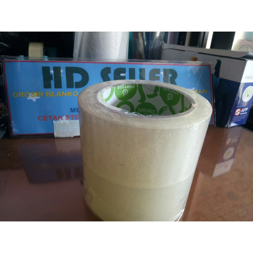 Jual ISOLASI LAKBAN BENING 2 INCI CORTAPE | Shopee Indonesia