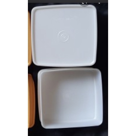 Jual Kotak Makan Warna Putih Mutiara Tupperware original | Shopee Indonesia