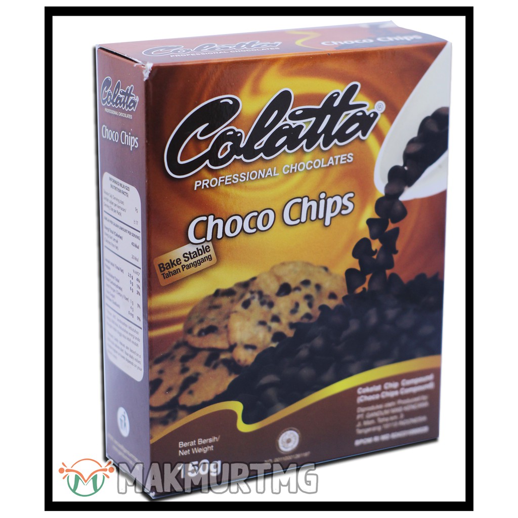 Jual COLATTA CHOCO CHIPS 150gr | Shopee Indonesia