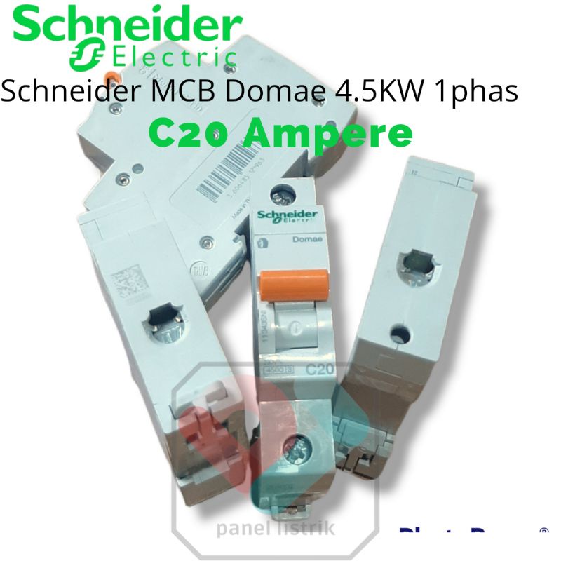 Jual Schneider Domae Mcb 1 Phase 20A / 1Phase 20 a / Sni Ampere Mini ...