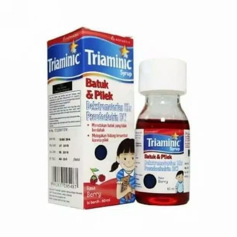 Jual TRIAMINIC SYRUP BATUK & PILEK RASA BERRY 60ML | Shopee Indonesia