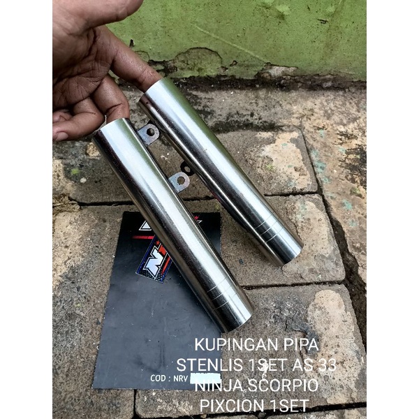 Jual Kupingan Pipa Stainless KUPINGAN PIPA STENLIS 1SET AS 33 NINJA ...