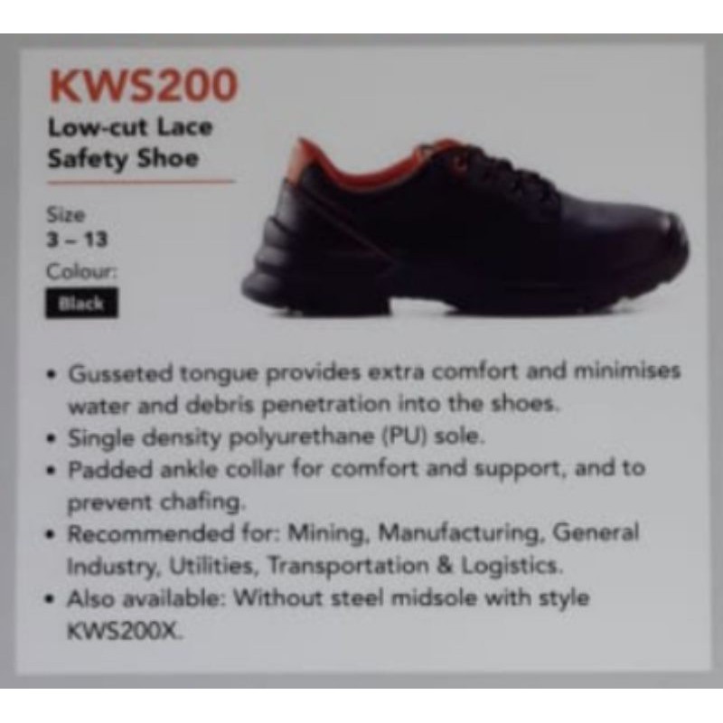 Jual SEPATU SAFETY/SEPATU KERJA PROYEK MERK KINGS BY HONEYWELL TYPE KWS ...