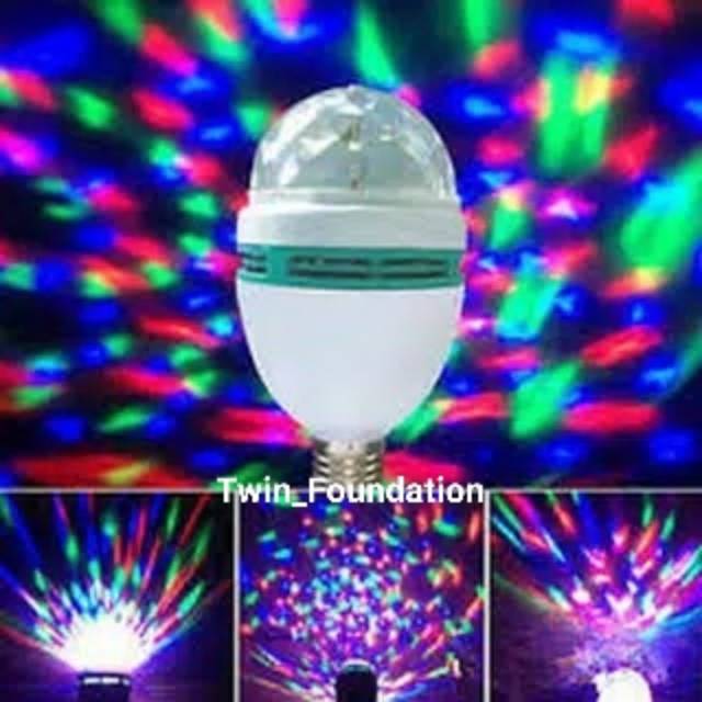 Jual Lampu LED Disco Rotating 3w | Shopee Indonesia