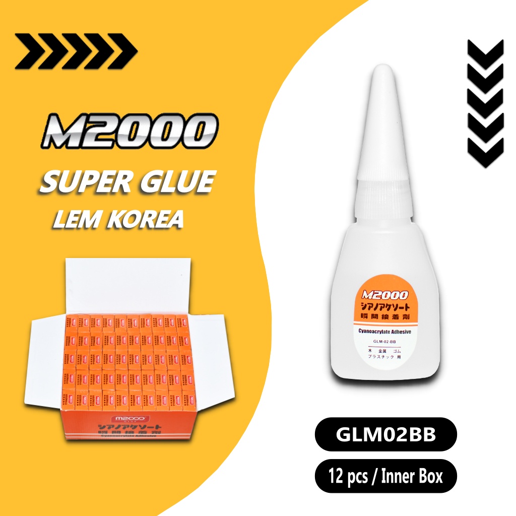 Jual Lem Korea Asli M2000 Lem Super Glue Lem Besi Kayu Keramik Kulit ...