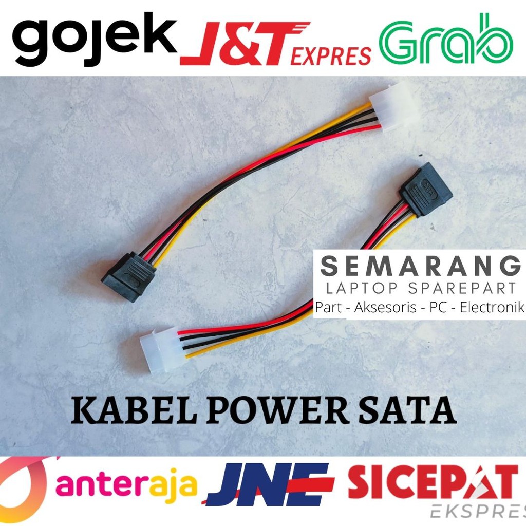 Jual KABEL POWER SATA Single Cable Hdd Hardisk Single Biasa Pc Cpu ...