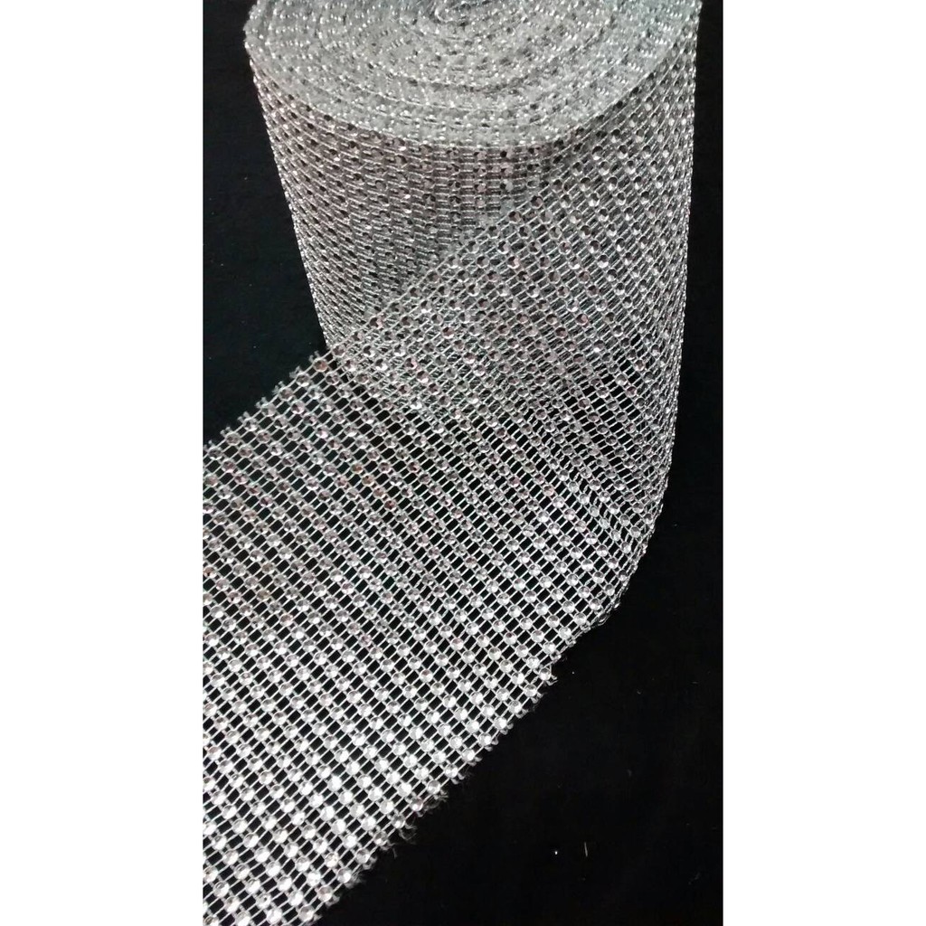 Jual Diamond ROLL Perak - 9 METER / 10 Yard (tanpa mata) | Shopee Indonesia