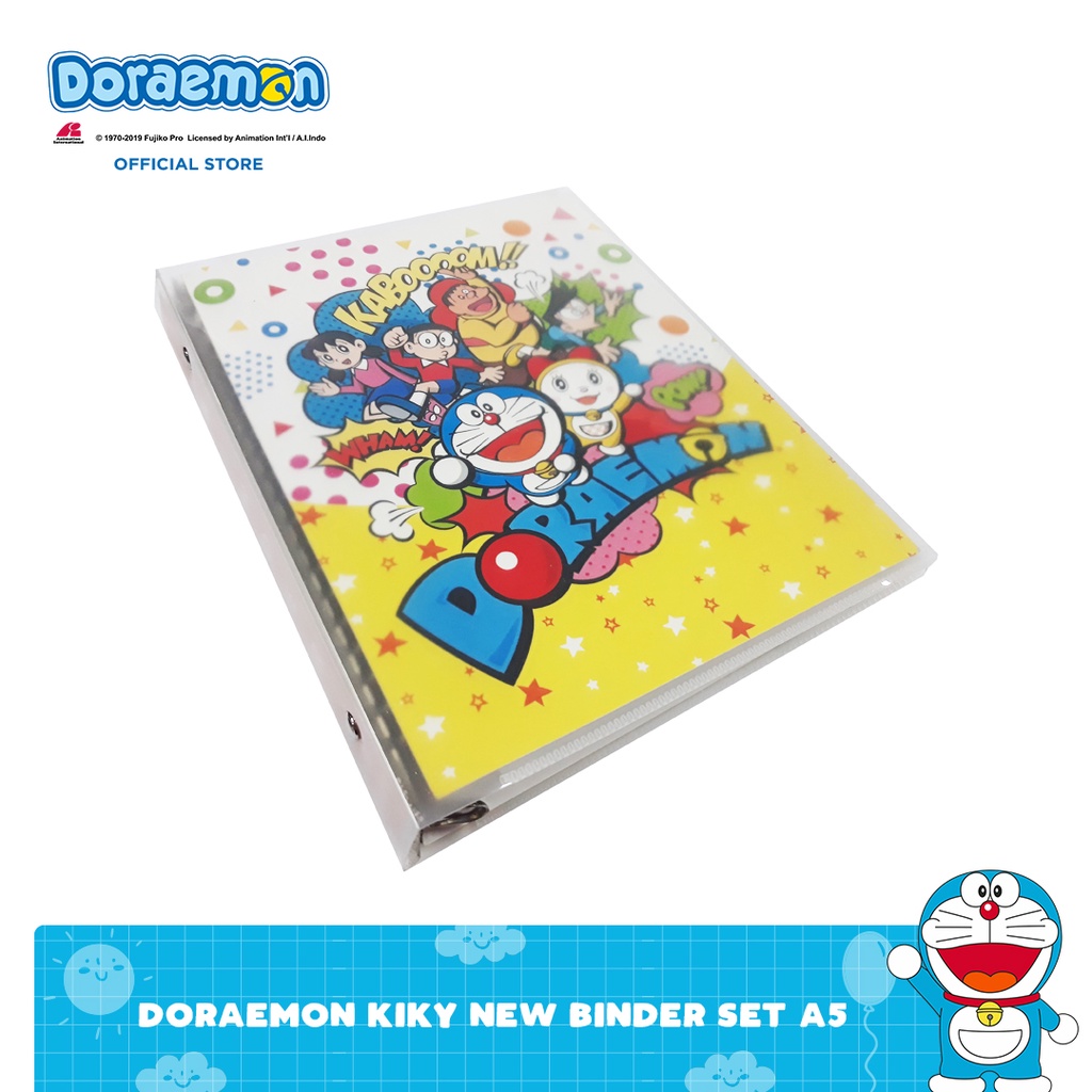 Jual Doraemon Kiky New Binder Set A5 | Shopee Indonesia