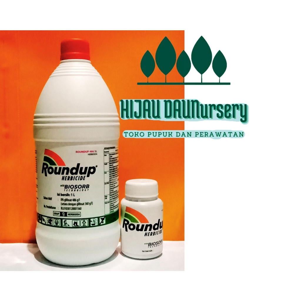 Jual Herbisida Roundup 486SL kemasan repack 100 ml | Shopee Indonesia