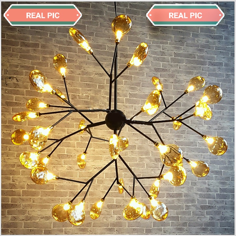 Jual Lampu hias gantung MODERN LED FIREFLY 36 ARMS ranting cabang pohon ...