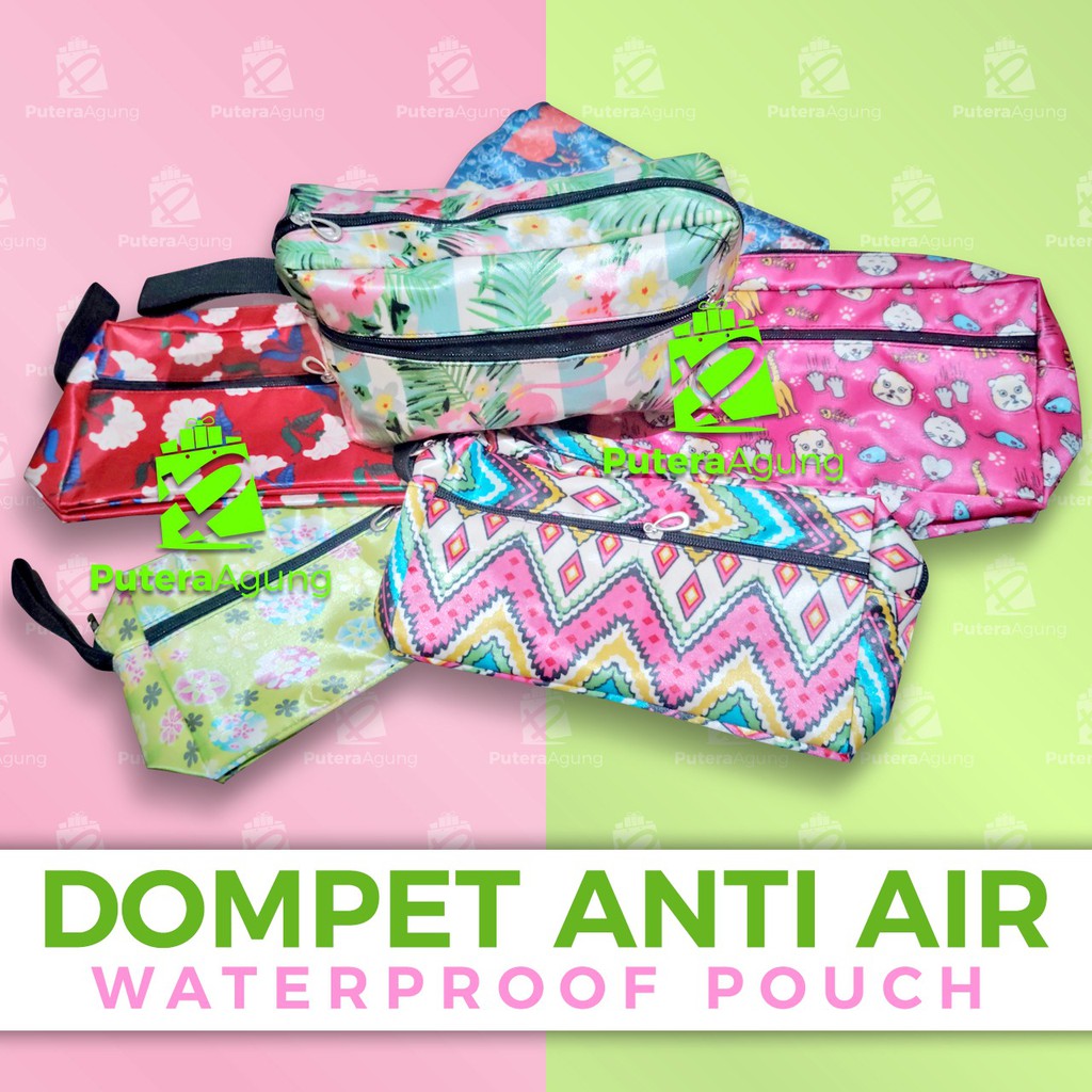 Jual [POUCH WATERPROOF] DOMPET POUCH KOSMETIK ANTI AIR BAHAN TEBAL ...