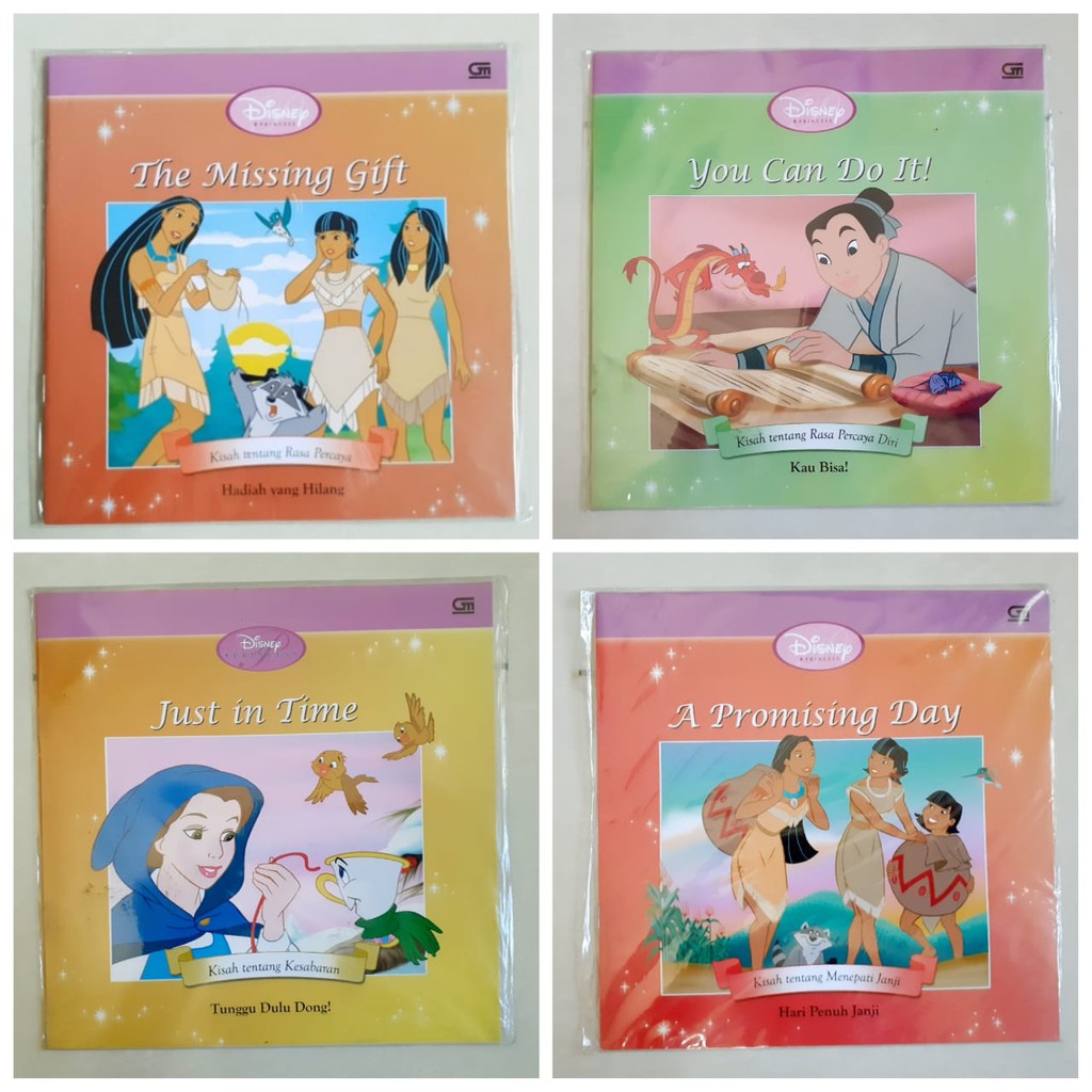 Jual Buku Cerita Princess Disney Belajar Sifat Baik dari Para Princess ...