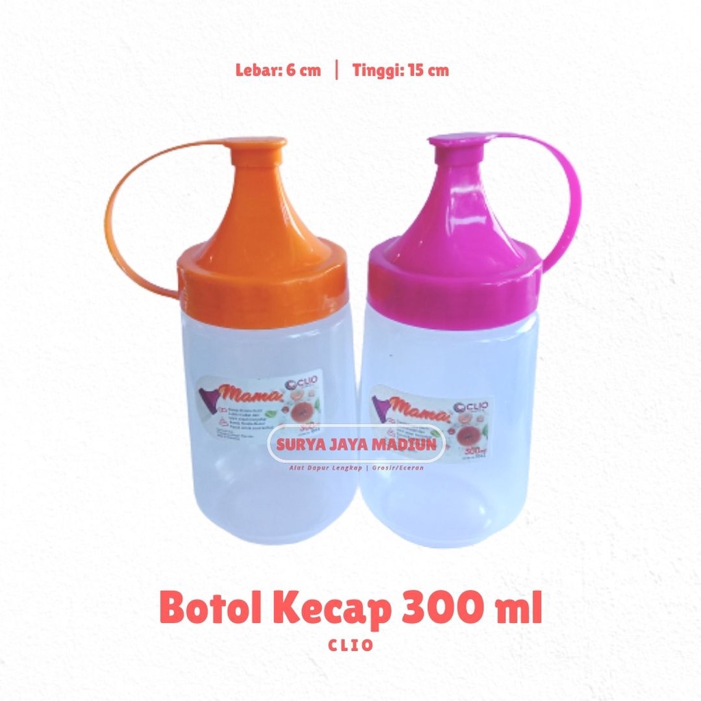 Jual Botol Kecap Plastik Clio 300 ML | Shopee Indonesia